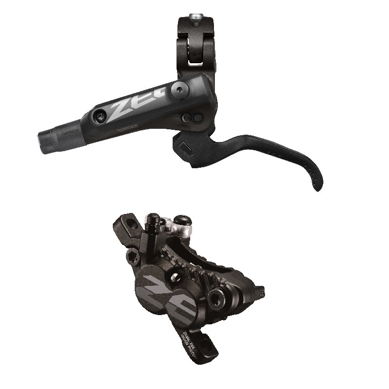 KOČNICA SHIMANO ZEE BL-M640-B(L),BR-M640(F) W/O ADAPTER,METAL PAD(W/FIN ...