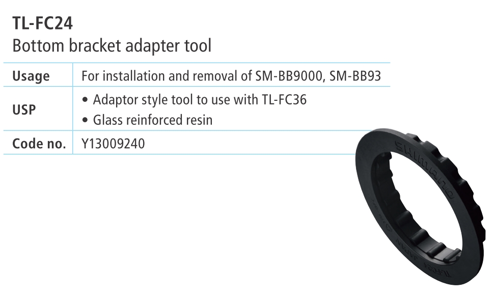 KLJUČ SHIMANO TL-FC24 ADAPTER INSTALLATION TOOL (SM-BB9000) SHIMANO ...